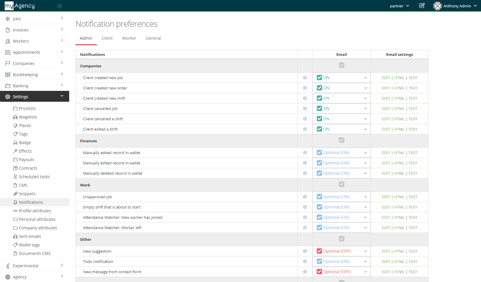 Notification Setting Overhaul And Improved Note System