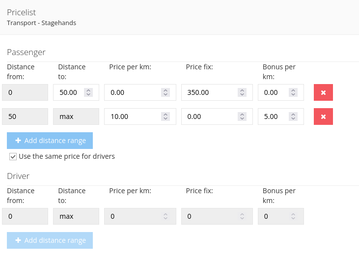 Travel Charging By Distance & Simplified Invoice Management