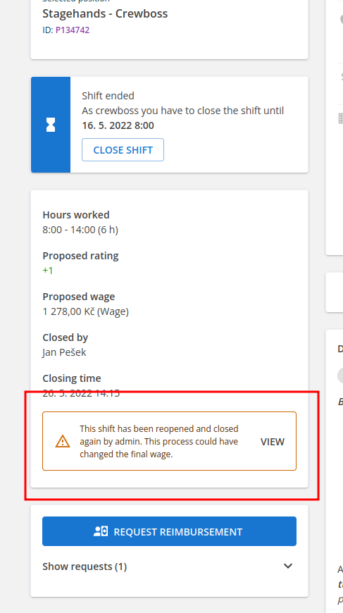 Shift Management Upgrades and Detailed Wage History Access